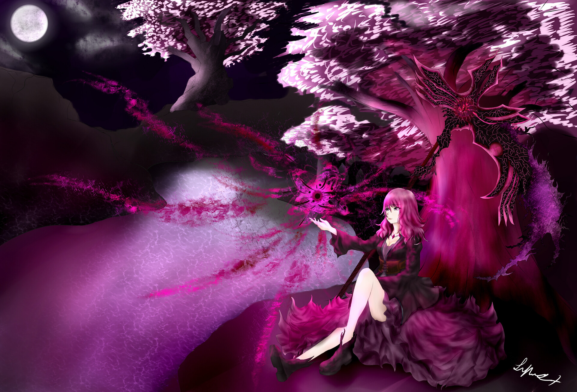 ArtStation - Aria Siegkrone concept bg [Original Character]