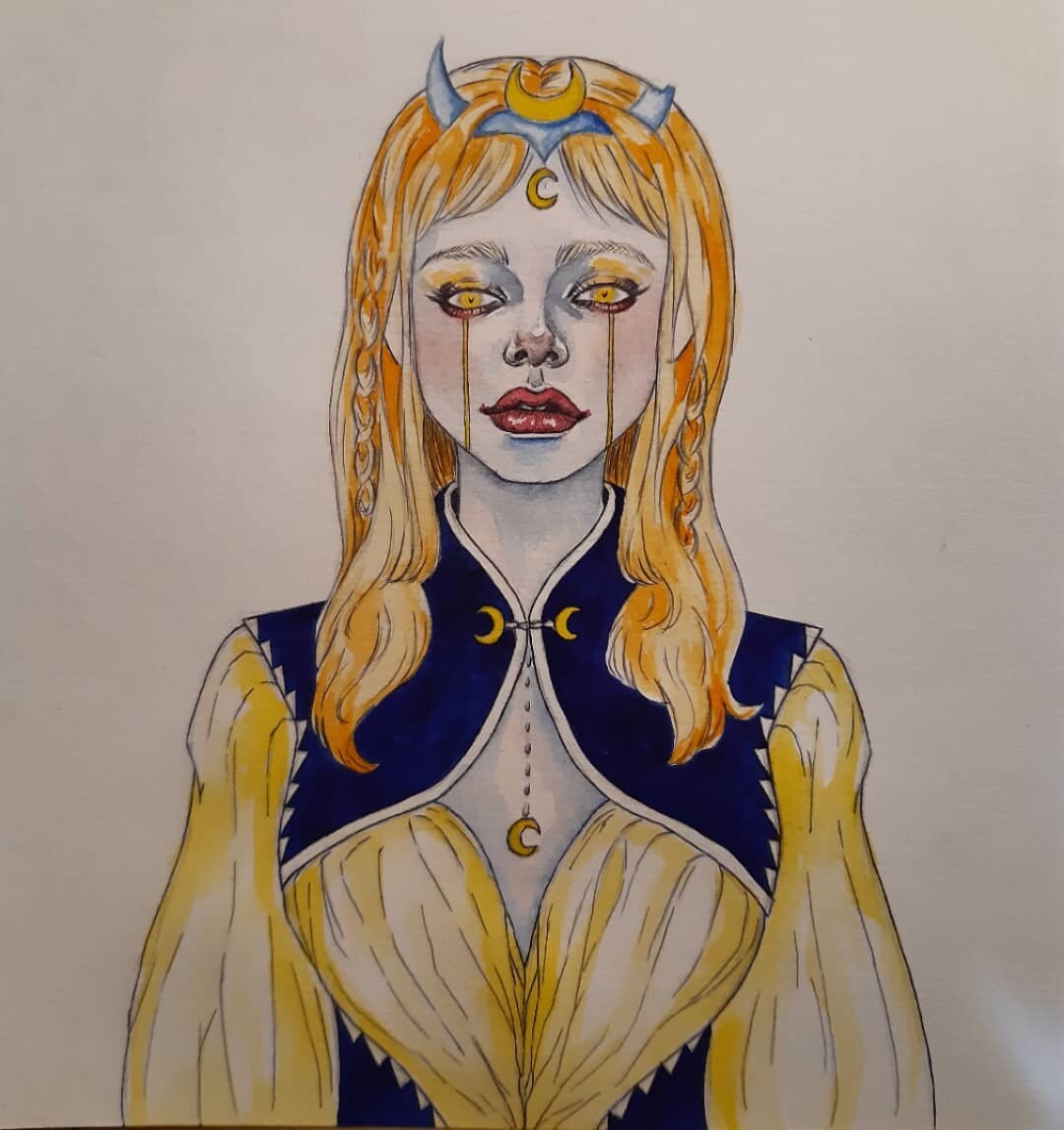 ArtStation - Moon demon