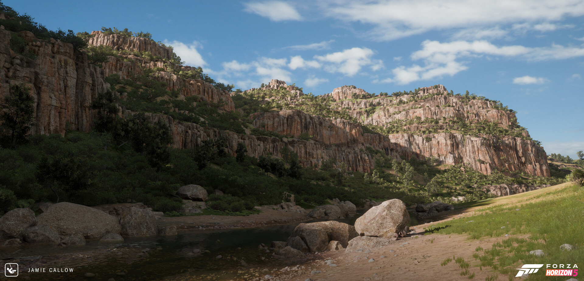 Jamie Callow - Forza Horizon 5 - Canyons Rock Geology