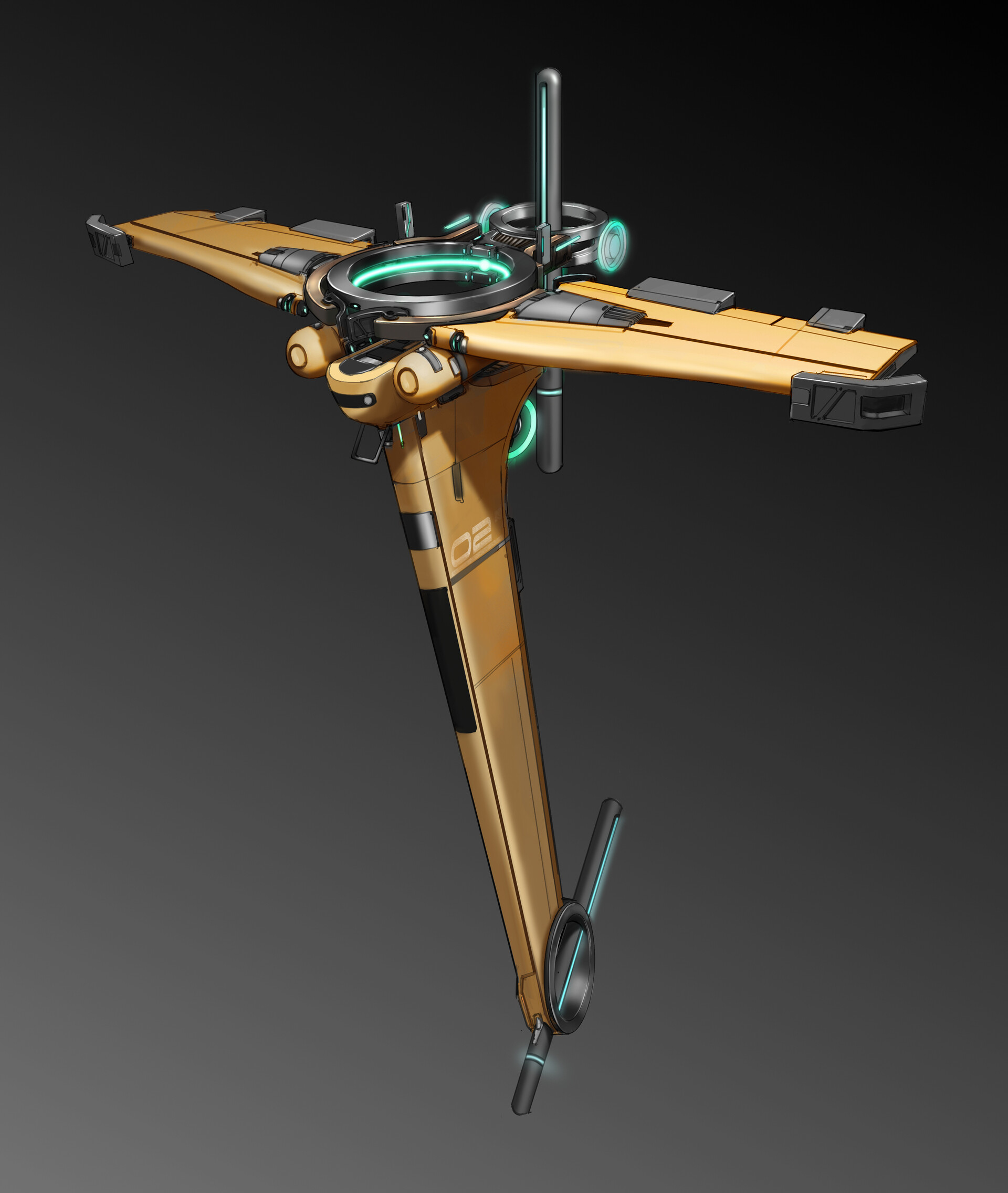 ArtStation - spaceship sketch2021/11/16