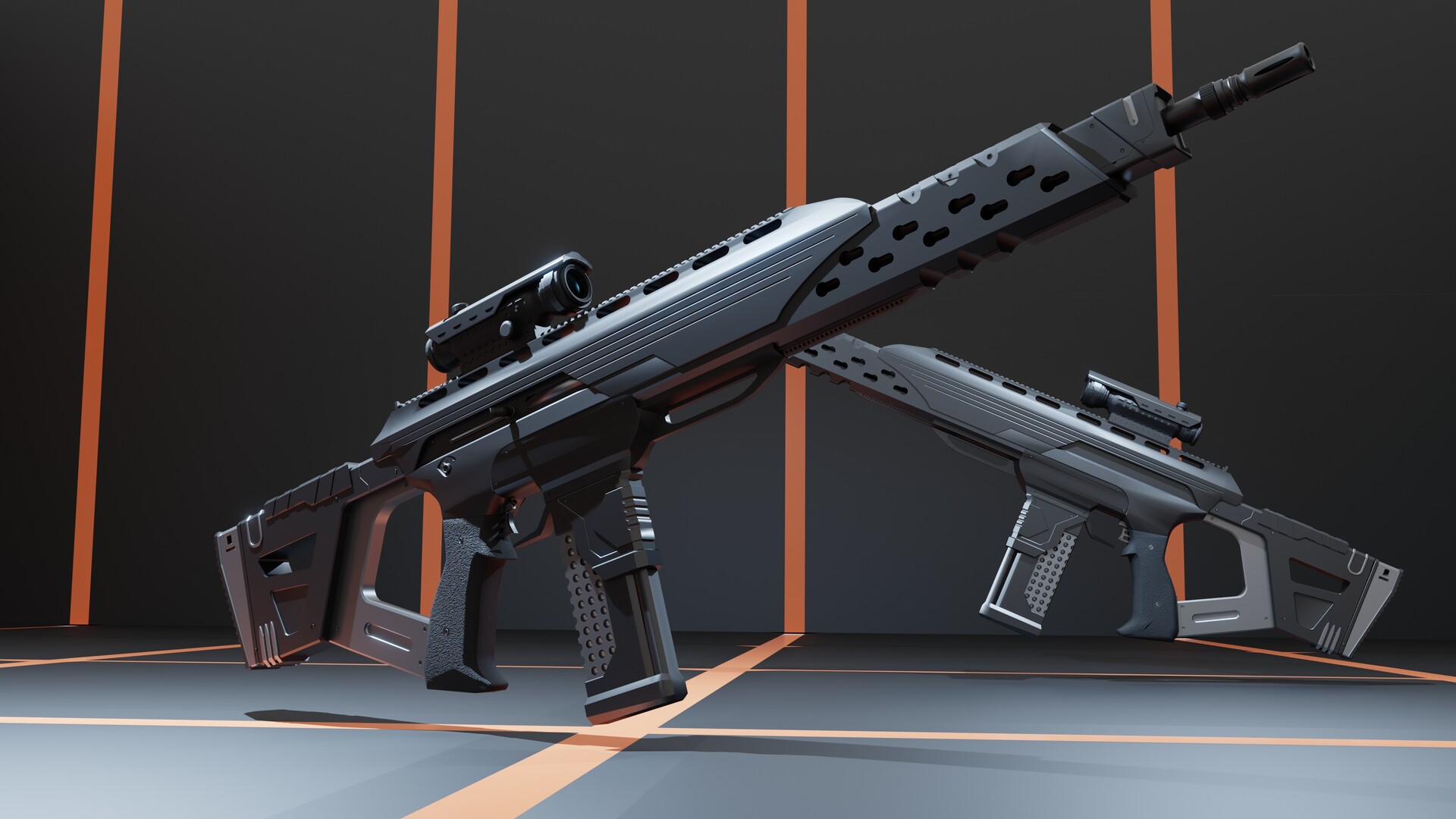 ArtStation - Hard-surface Weapon