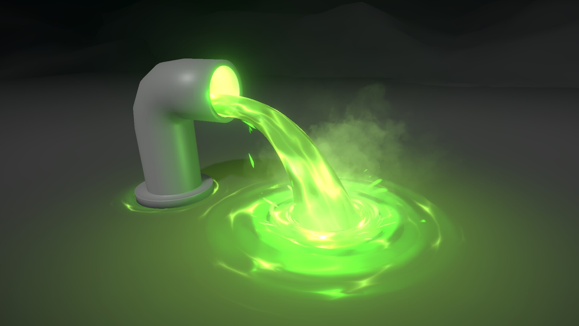 Gabriel Aguiar - Unity Shader Graph - Toxic Waterfall