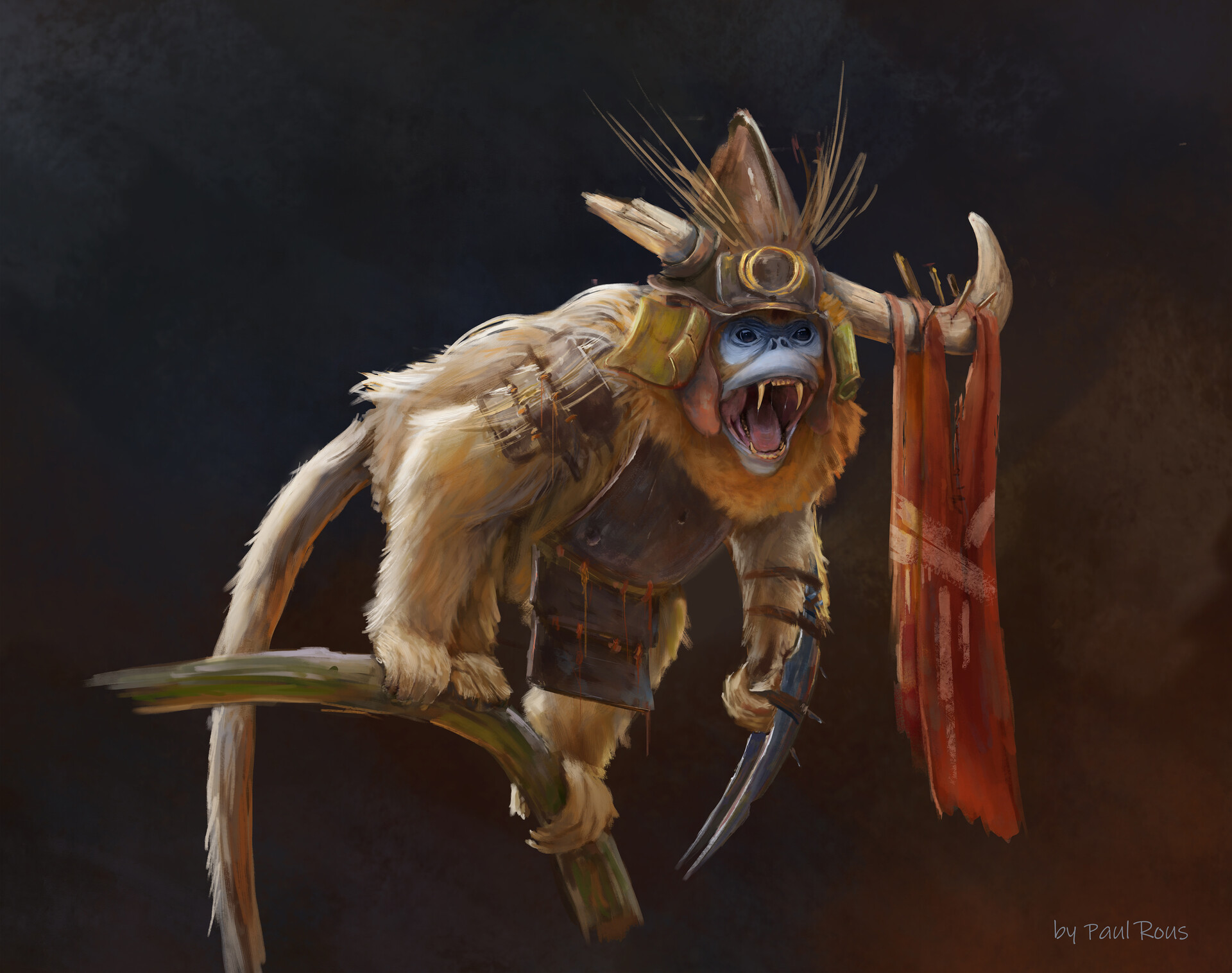 ArtStation - Monkey Warrior