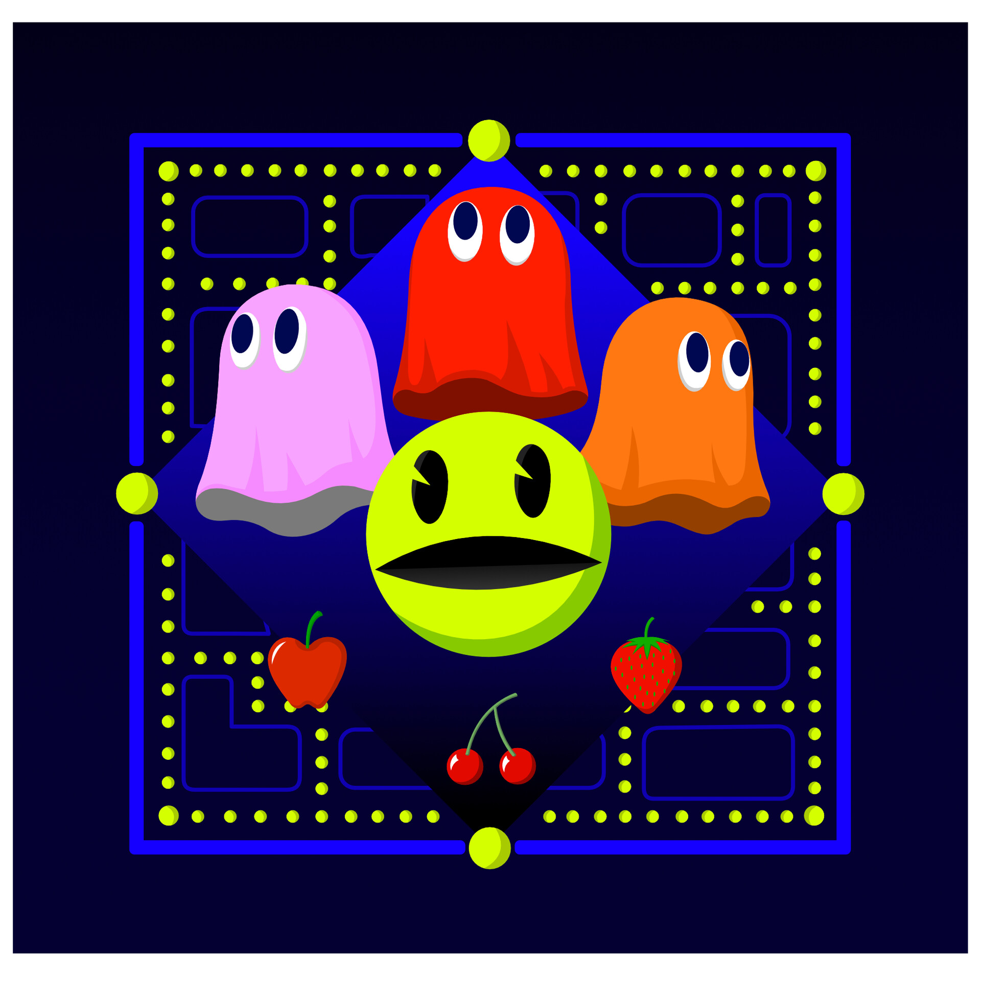 ArtStation - Pacman - Digital art