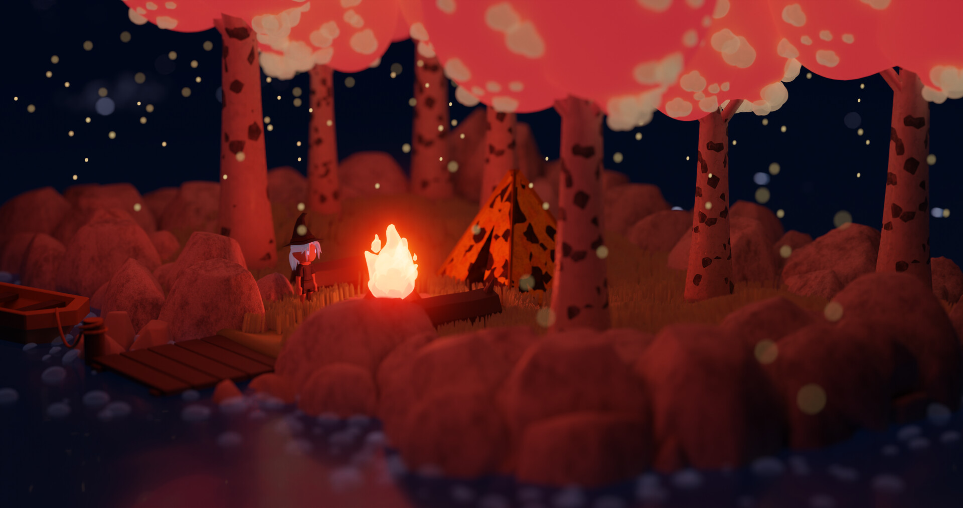 ArtStation - Campfire Witch