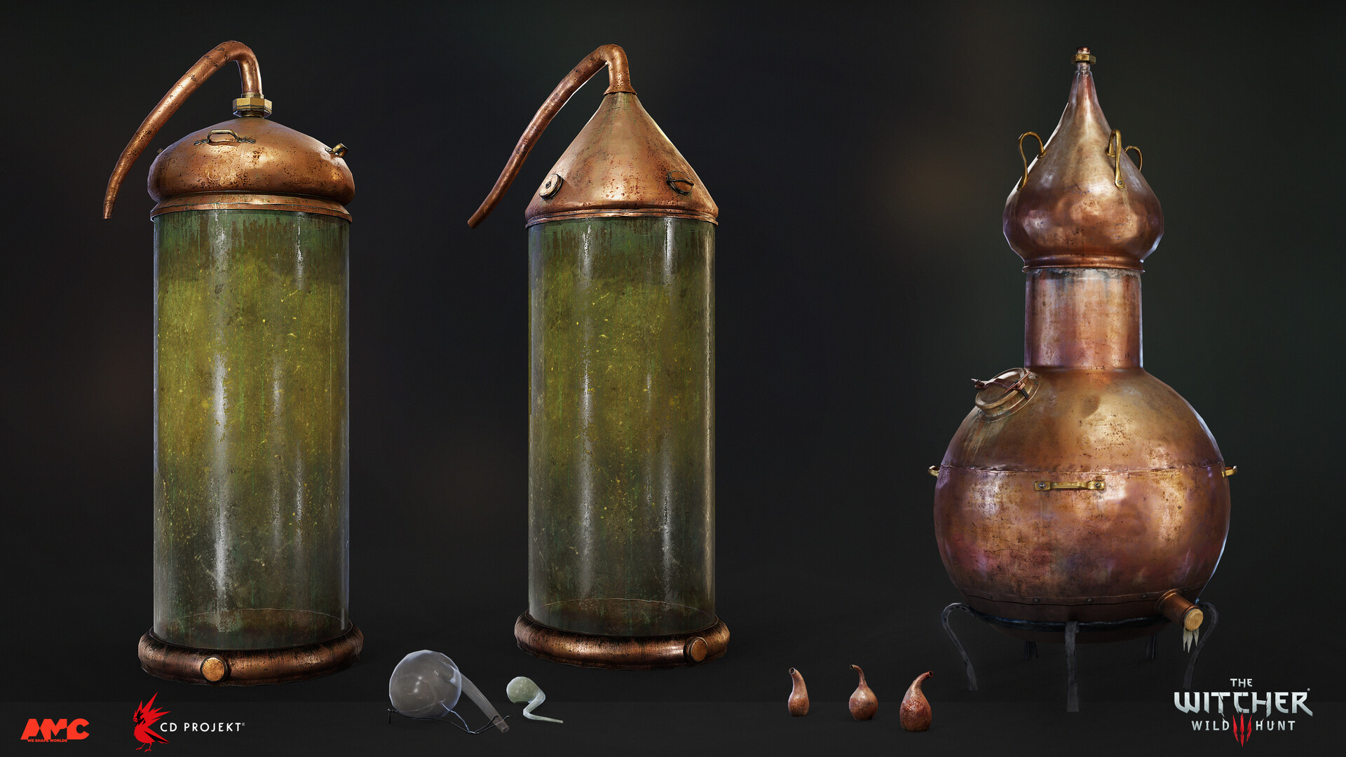 AMC Studio - Witcher 3 - Prop sets