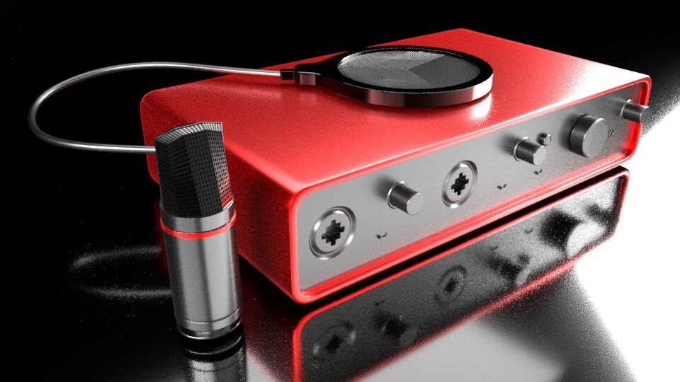 ArtStation - music player 3D model