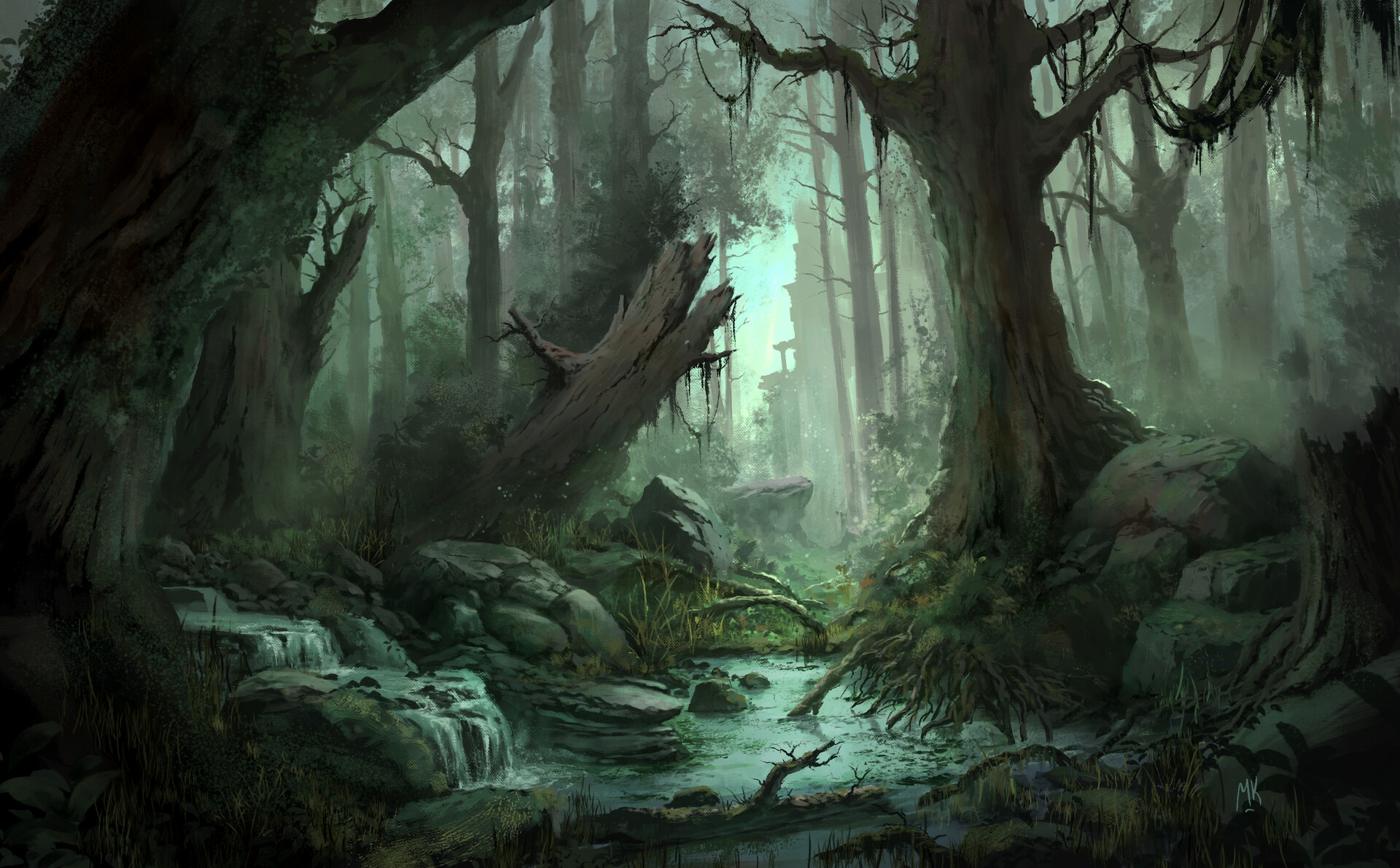 ArtStation - Swampy Pond