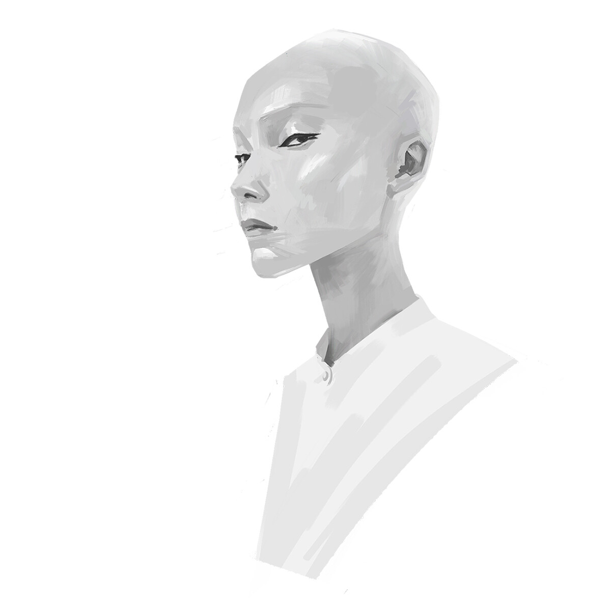 ArtStation - Stylized Portrait study