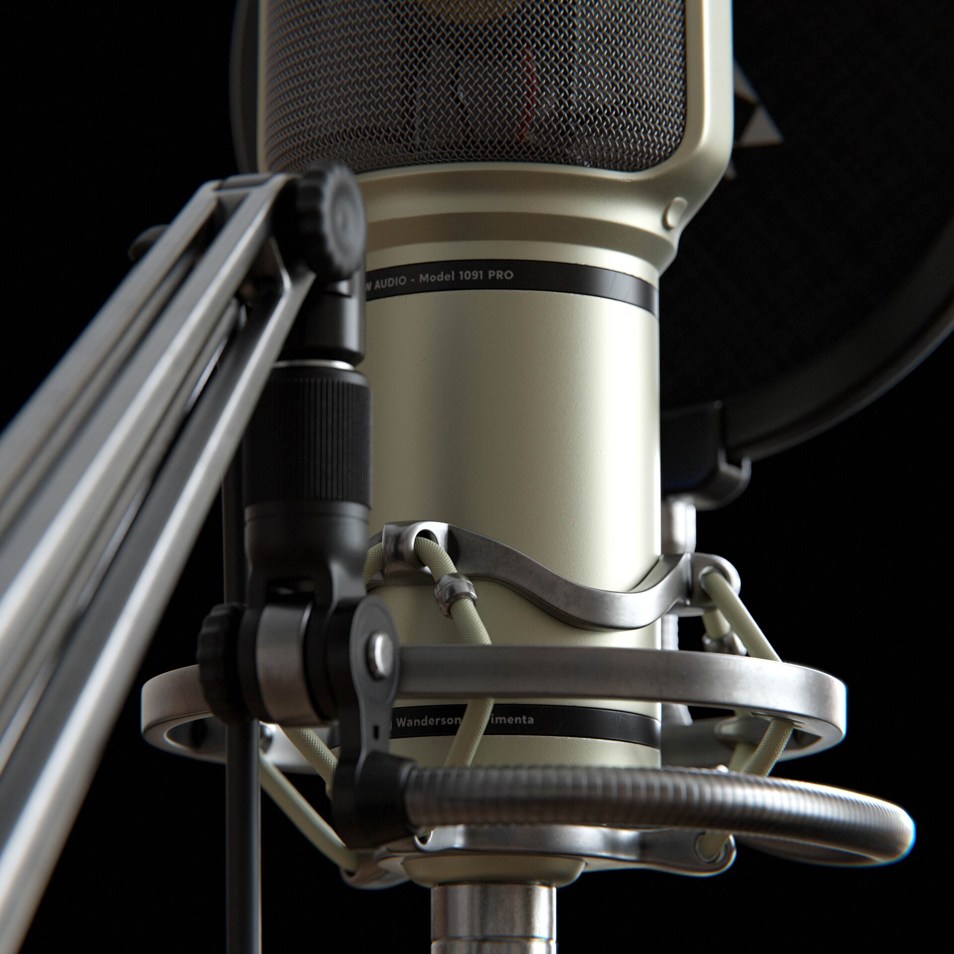 Wanderson M. Pimenta - 3D Mic [ Blender + Substance Painter ]