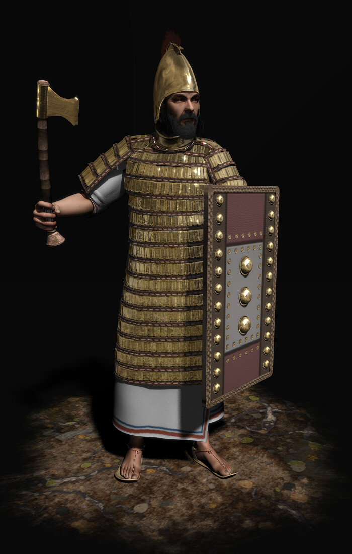 ArtStation - Mitanni "MARYANNI" Chariot Warrior (Syria 1450BC)