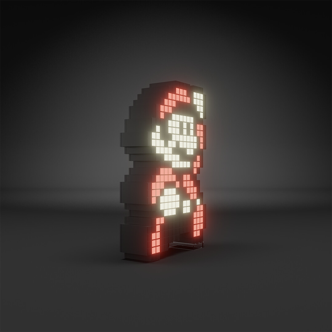 ArtStation - Super mario lamp model.