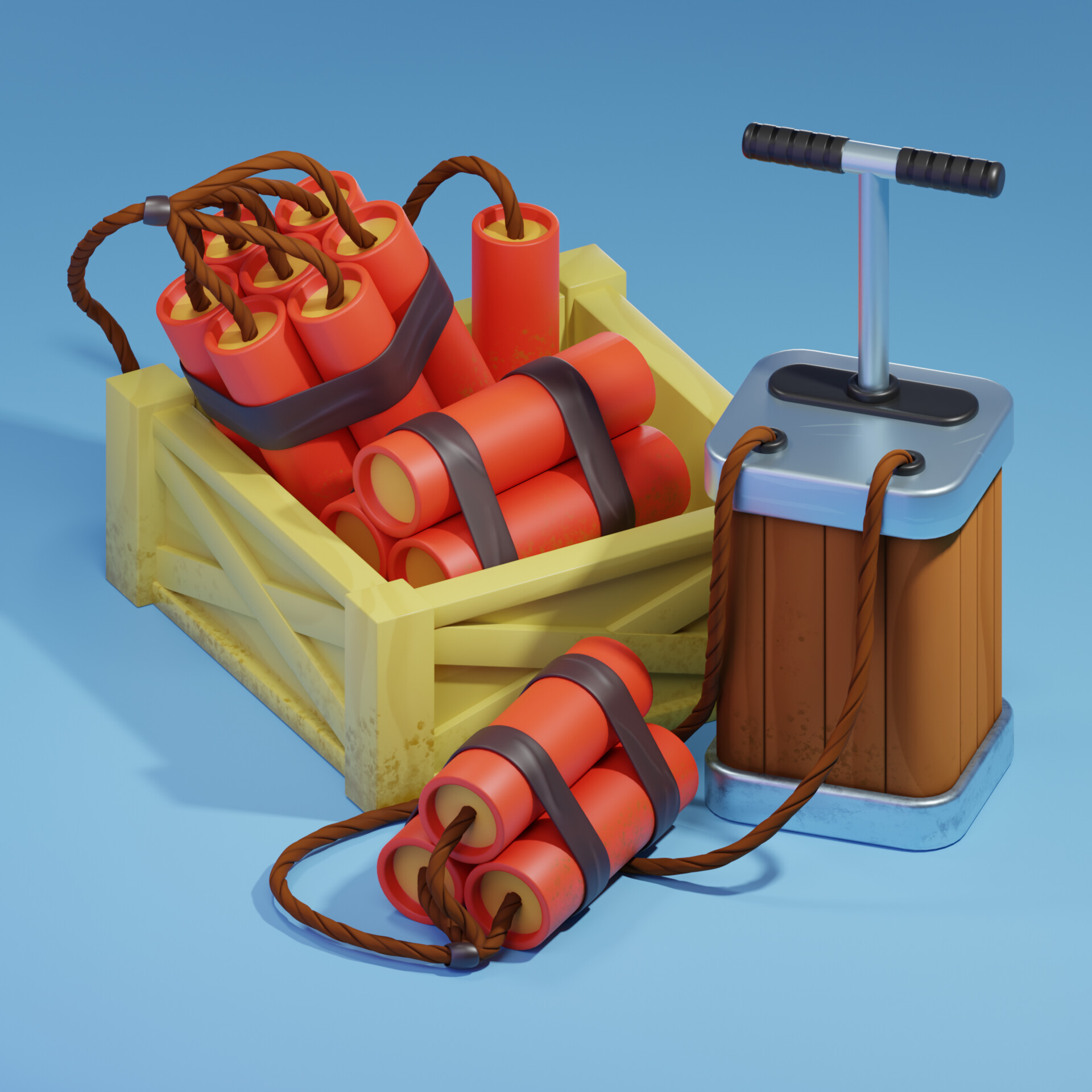 ArtStation - Stylized Dynamite