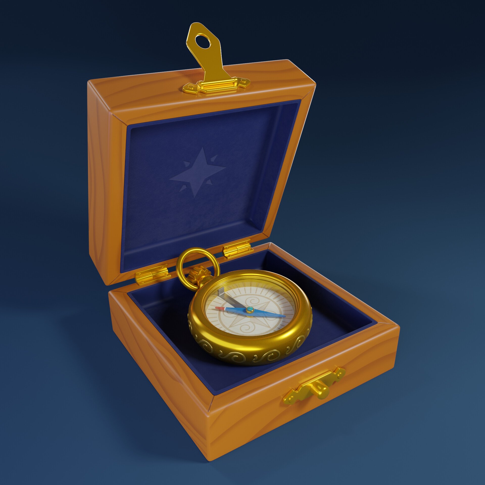 ArtStation - Stylized Compass