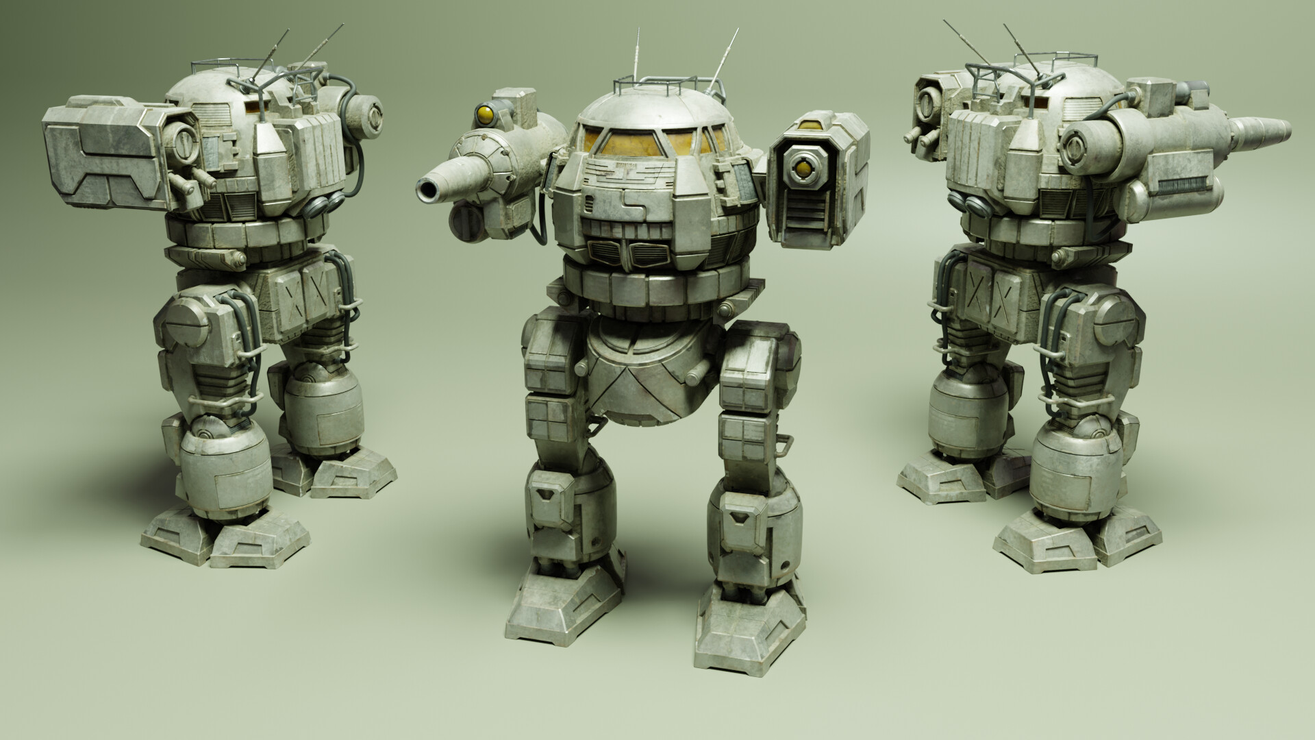 Angry Rancor - Battletech - Urban Mech "House Rancor"