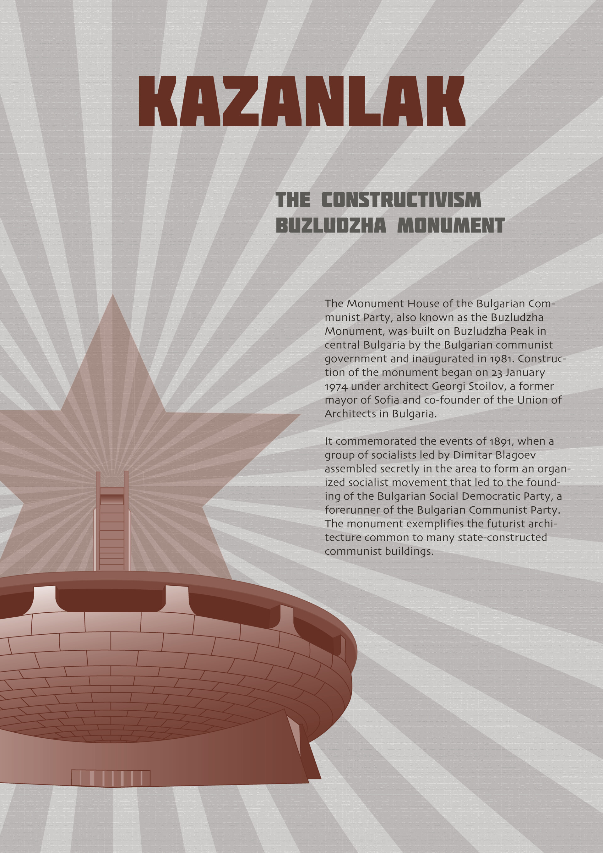 ArtStation - Buzludzha Monument poster