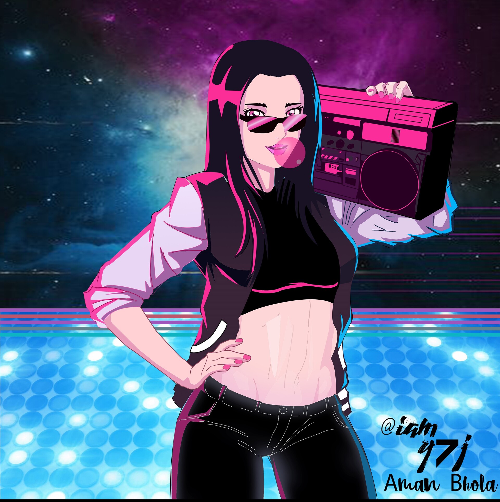 ArtStation - Boombox GIrl