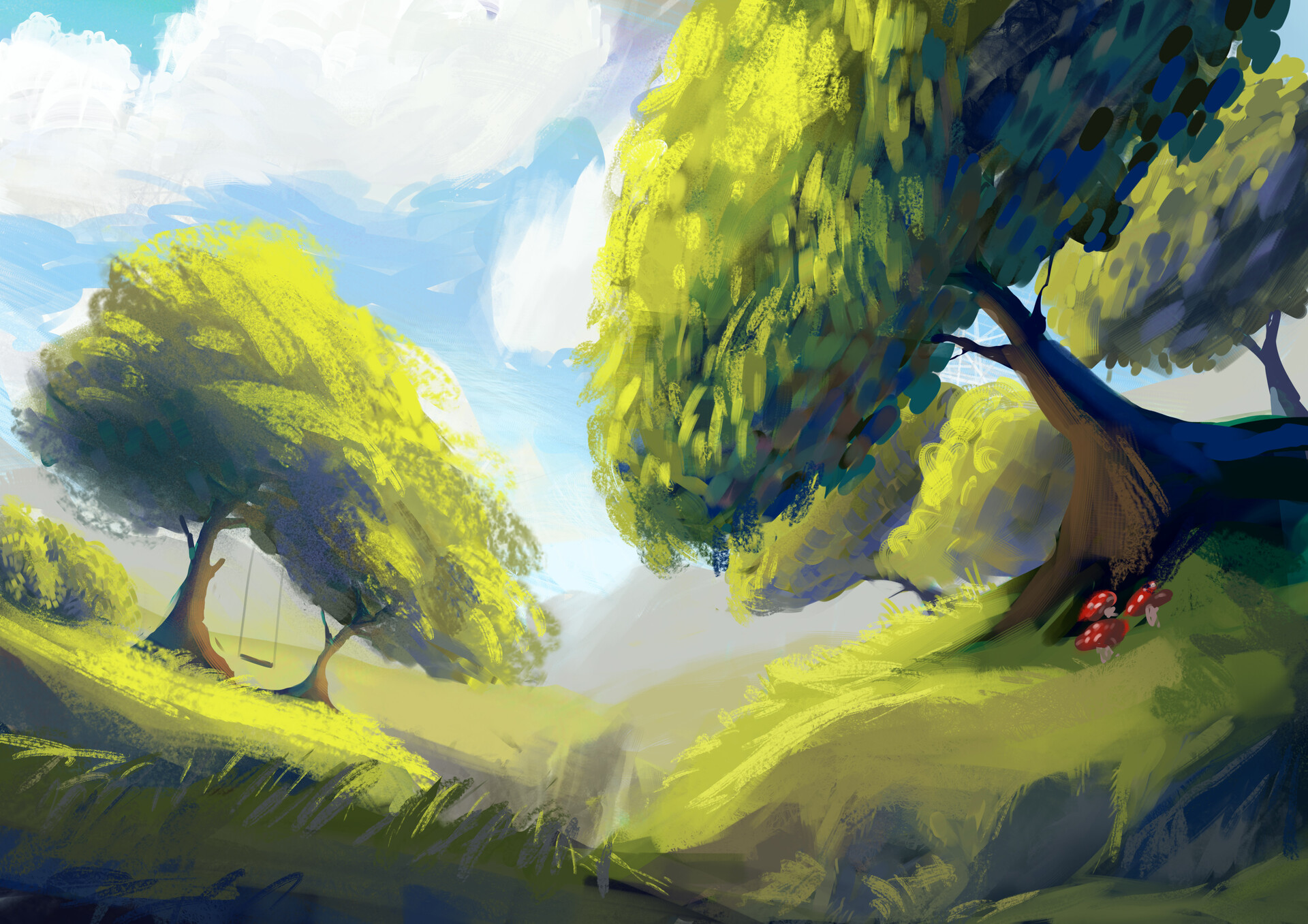 ArtStation - happy trees