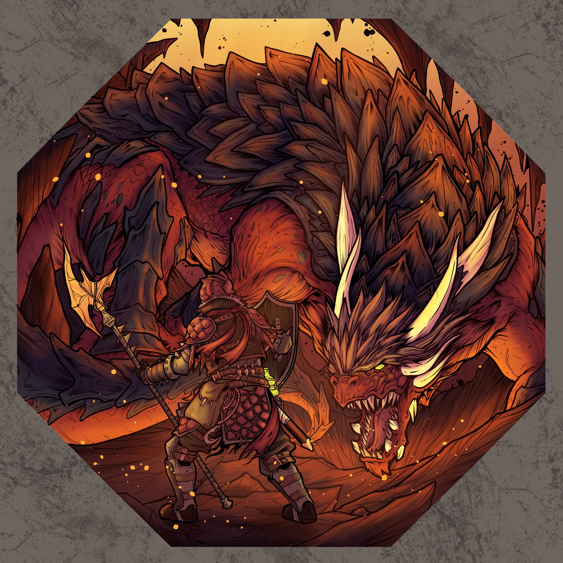 ArtStation - Dragon Slayer Dice Tray