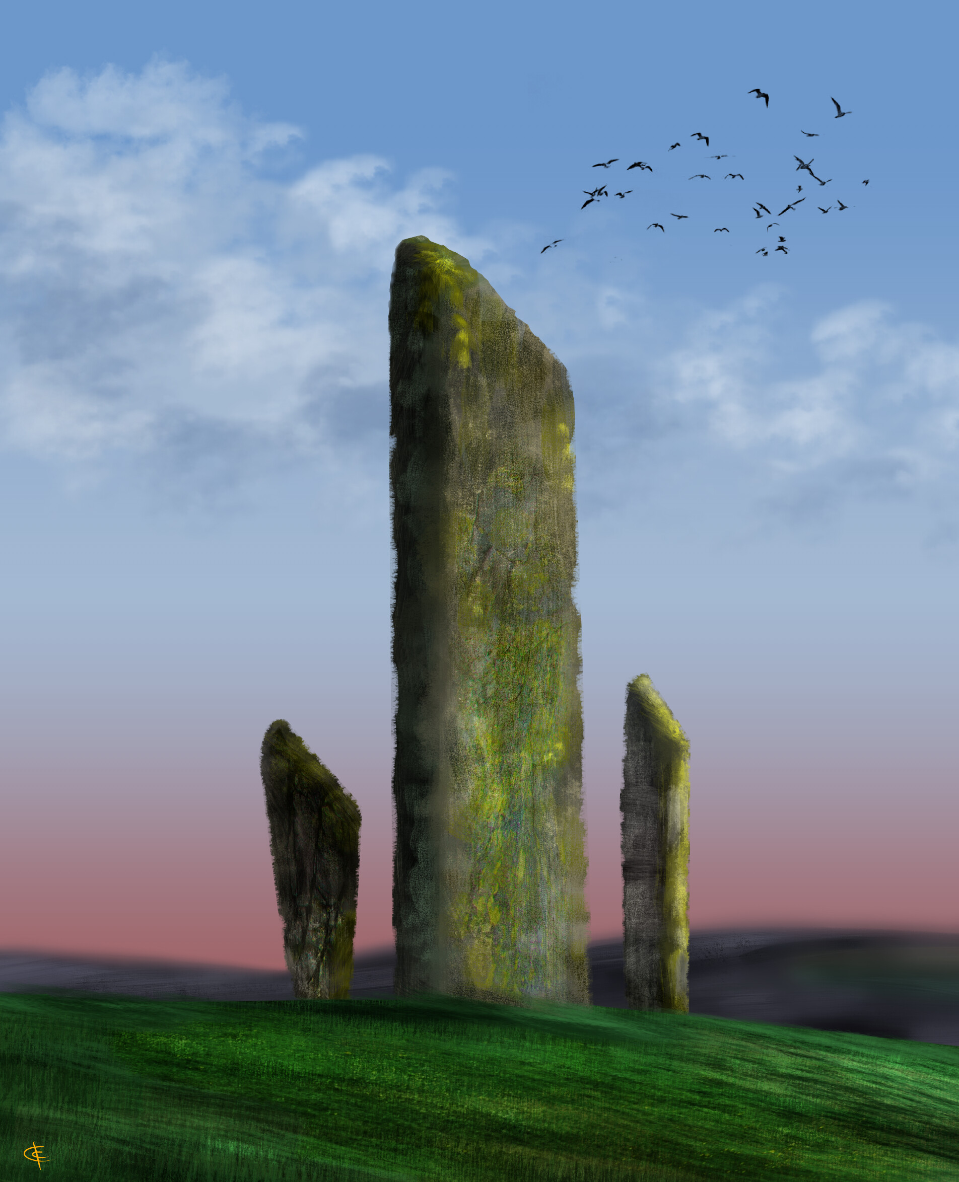 ArtStation - Standing Stones of Stenness
