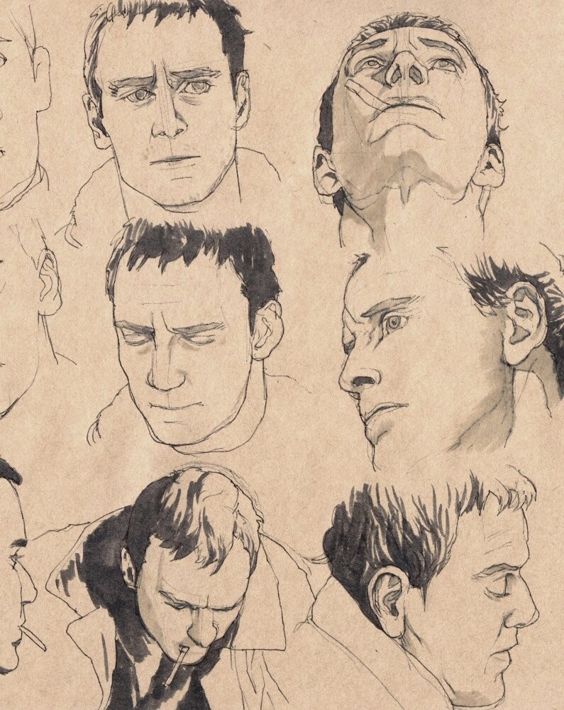 ArtStation - Face sketch