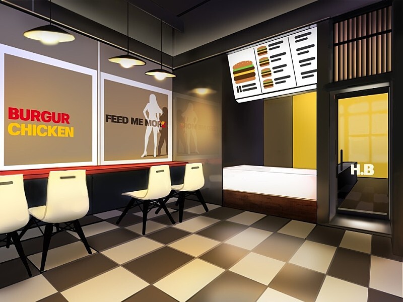 ArtStation - Fast food shop
