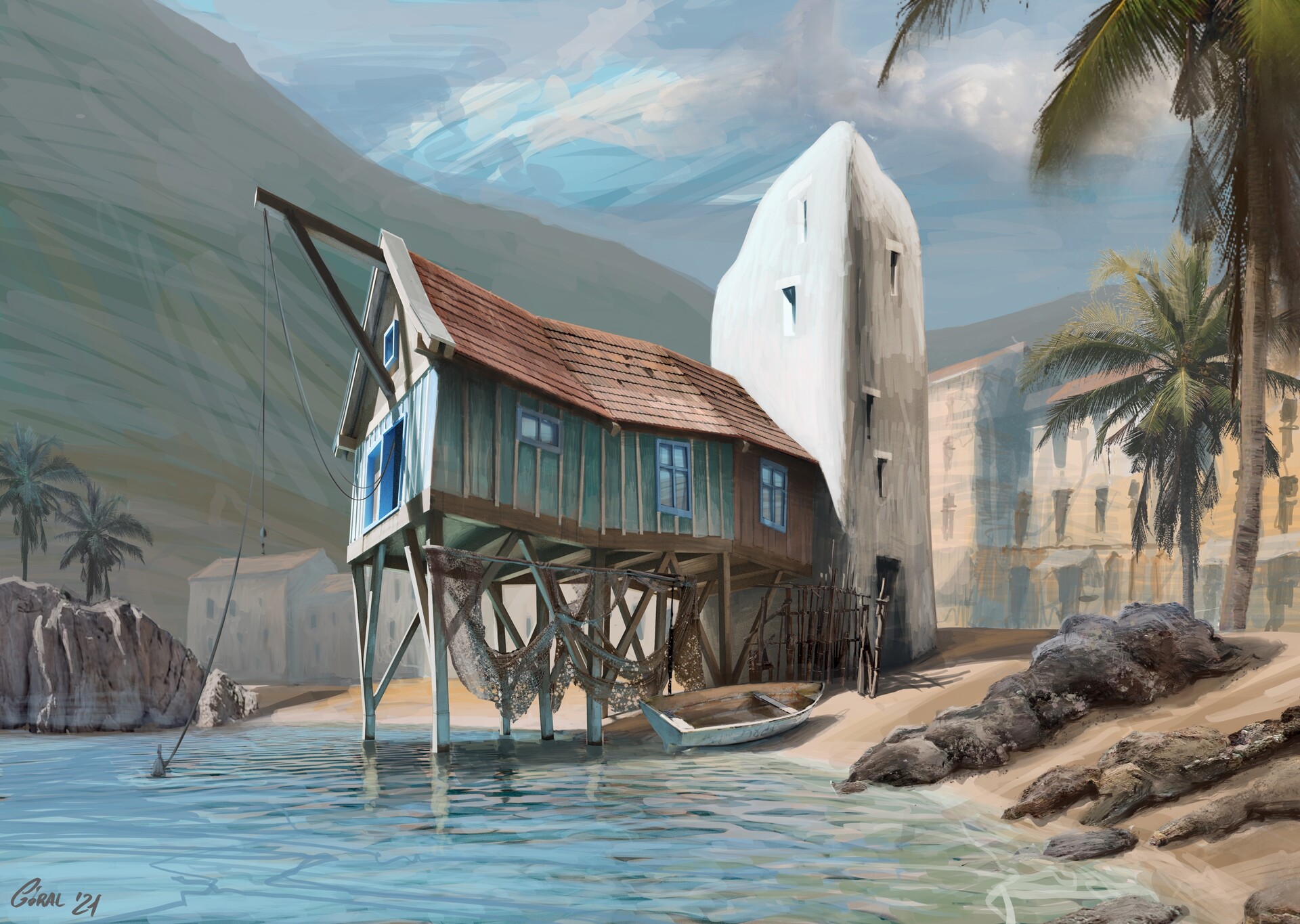 ArtStation - Fisherman house - definitive edition