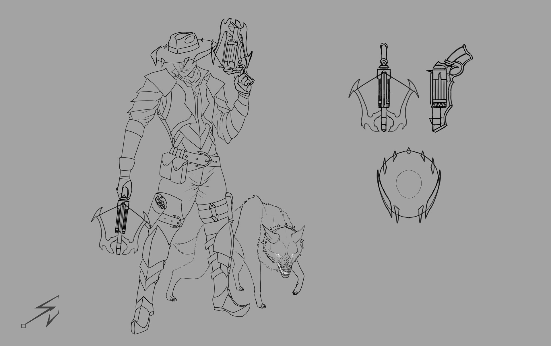 Sander Nõgu - Demon Hunter Character/Creature Design