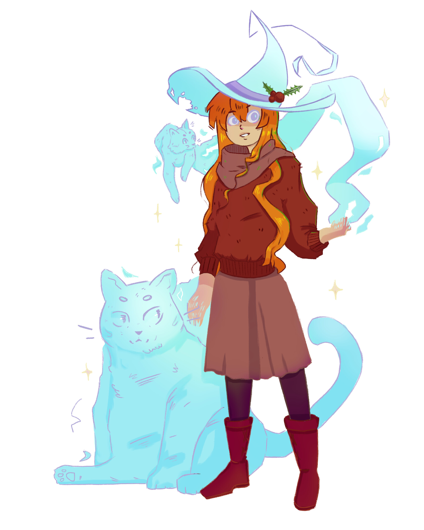 ArtStation - Witch & spirits