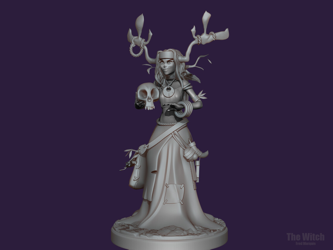 ArtStation - The Witch , Fred Marquis