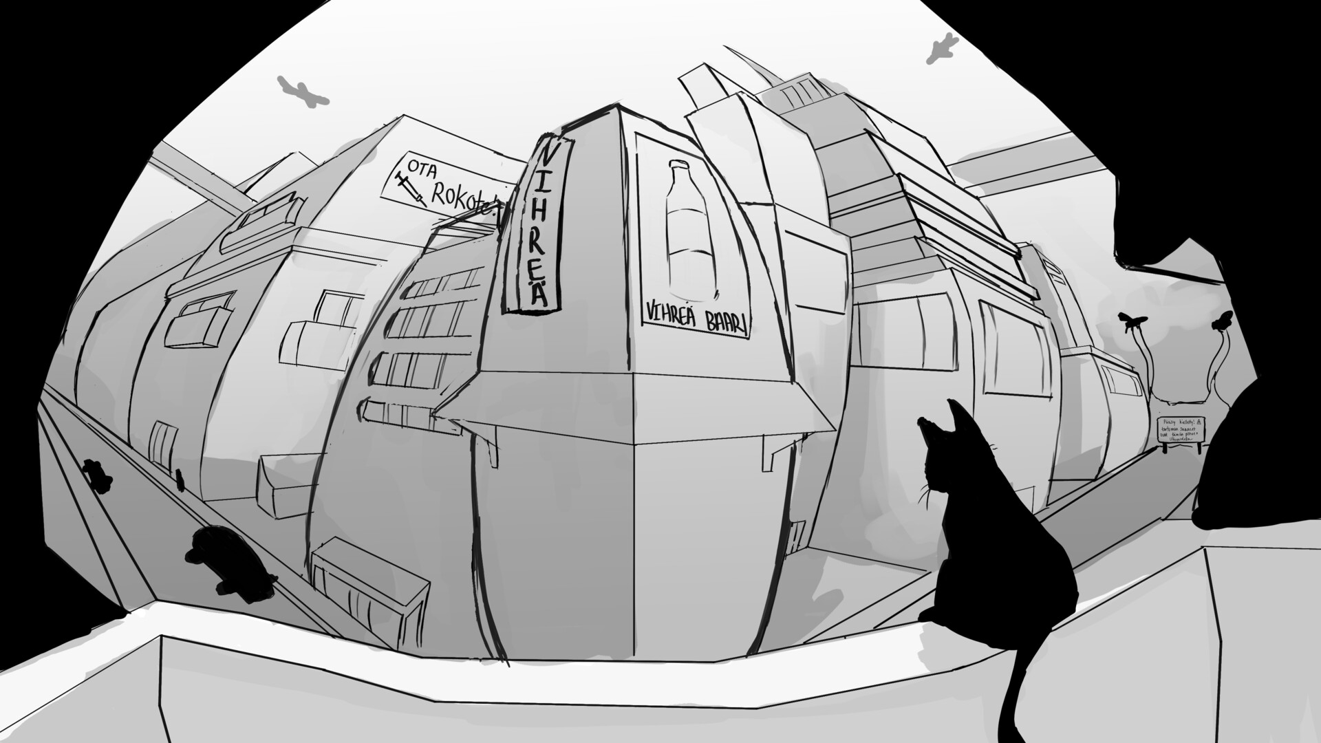 how to draw in 4 point perspective