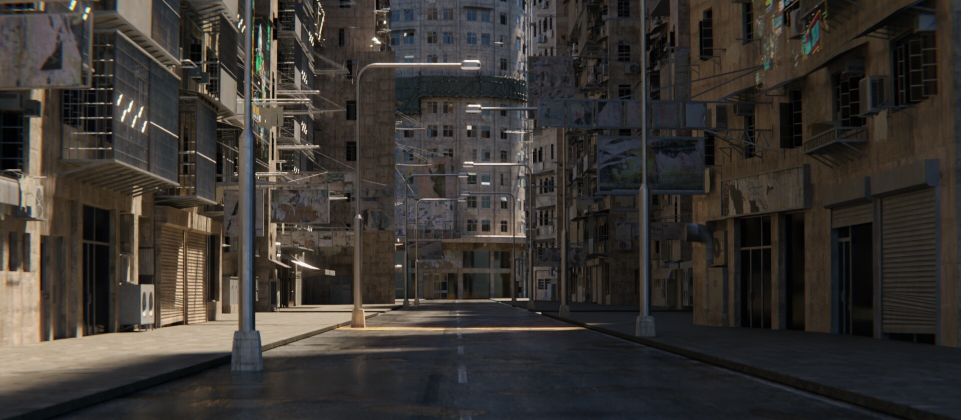 ArtStation - Slum street