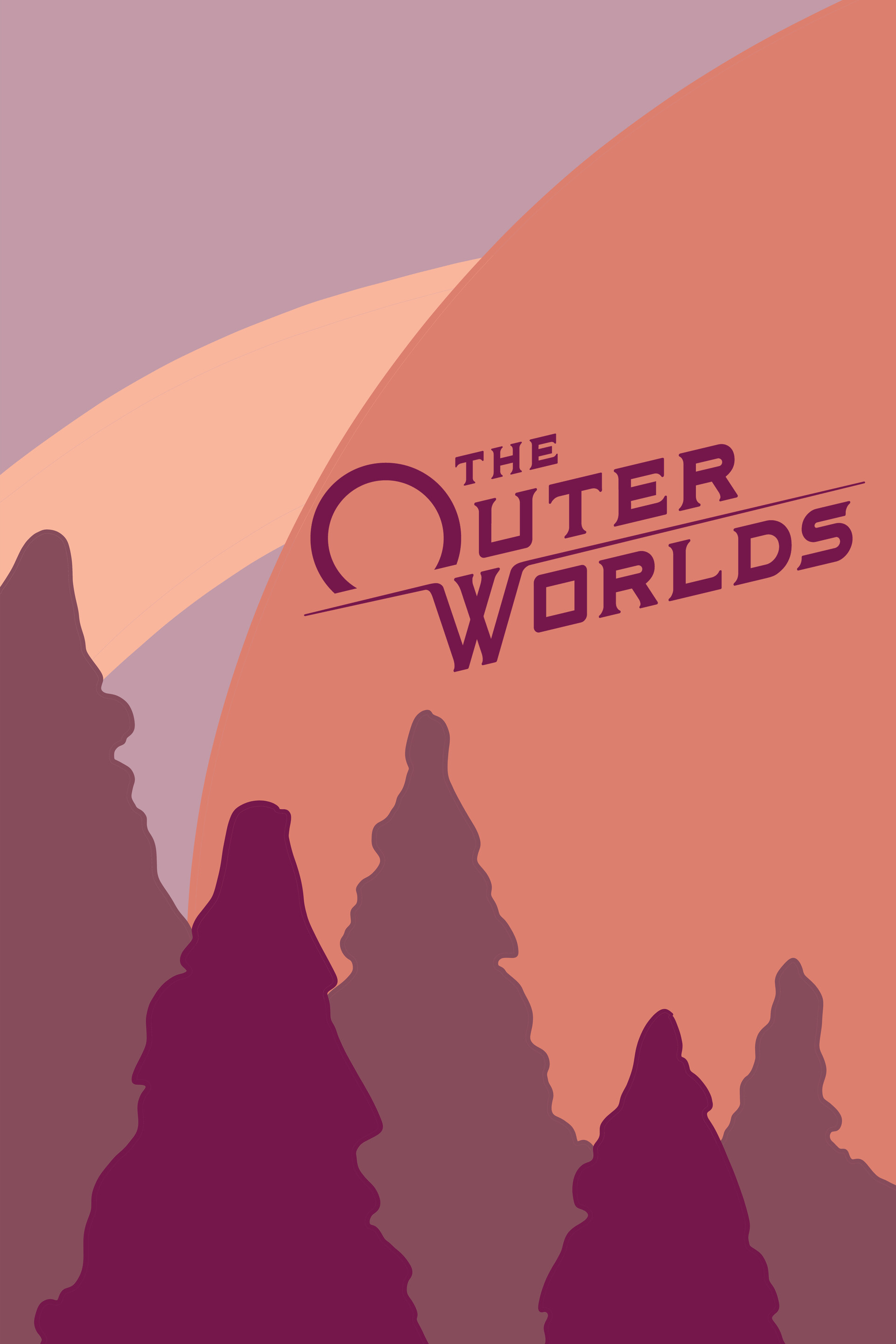 ArtStation - The Outer Worlds Minimalist Poster