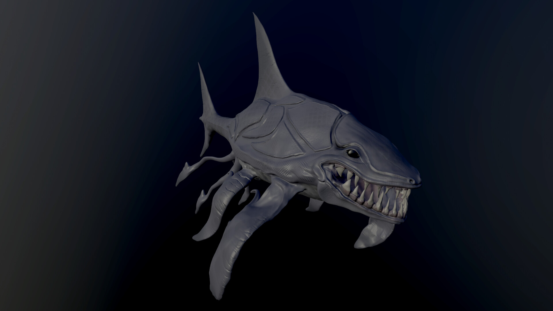 ArtStation - water monster