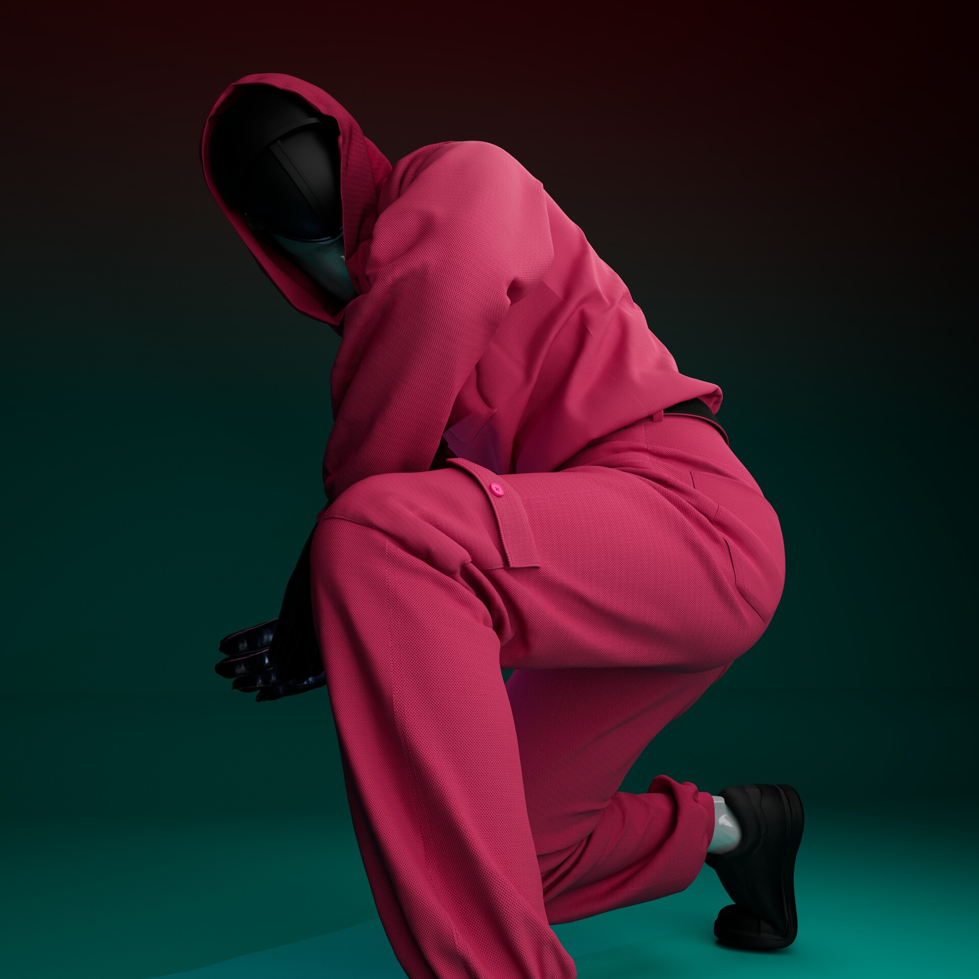 ArtStation - Pink soldier full suit