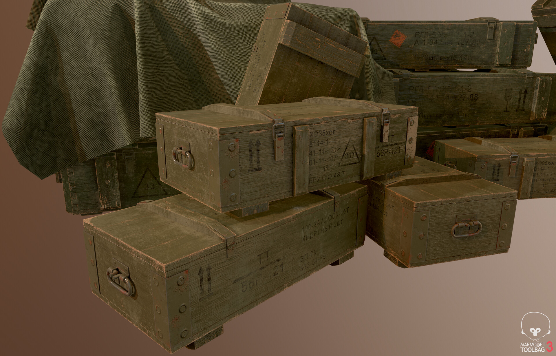 ArtStation - Army crates