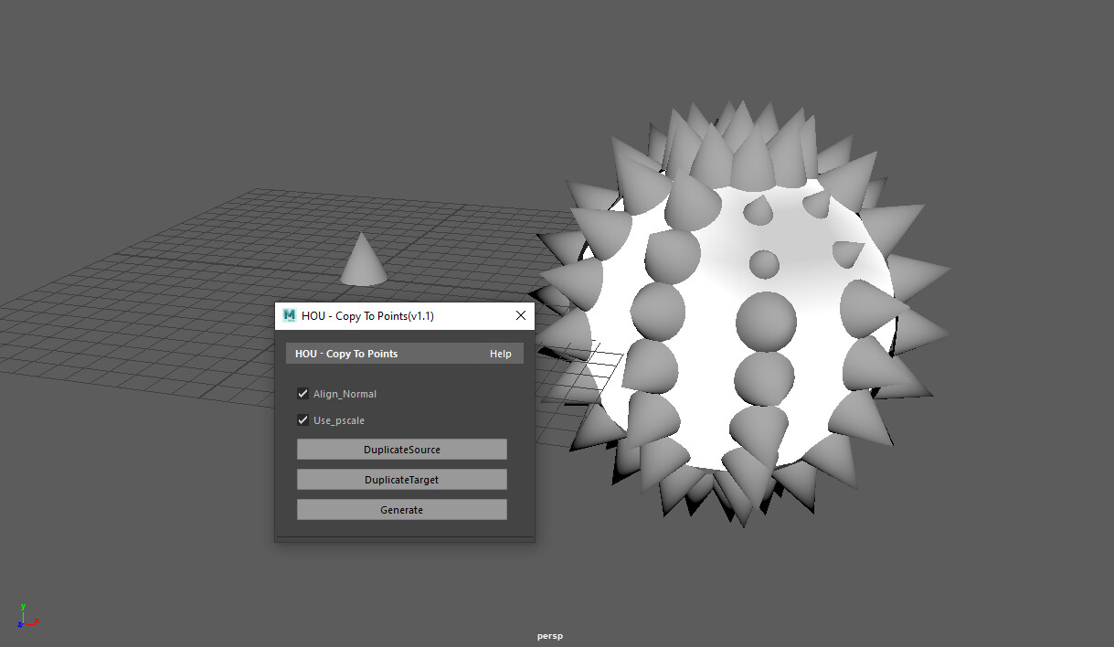 ArtStation - Recreate Houdini Copy to points function in Maya by Maya ...