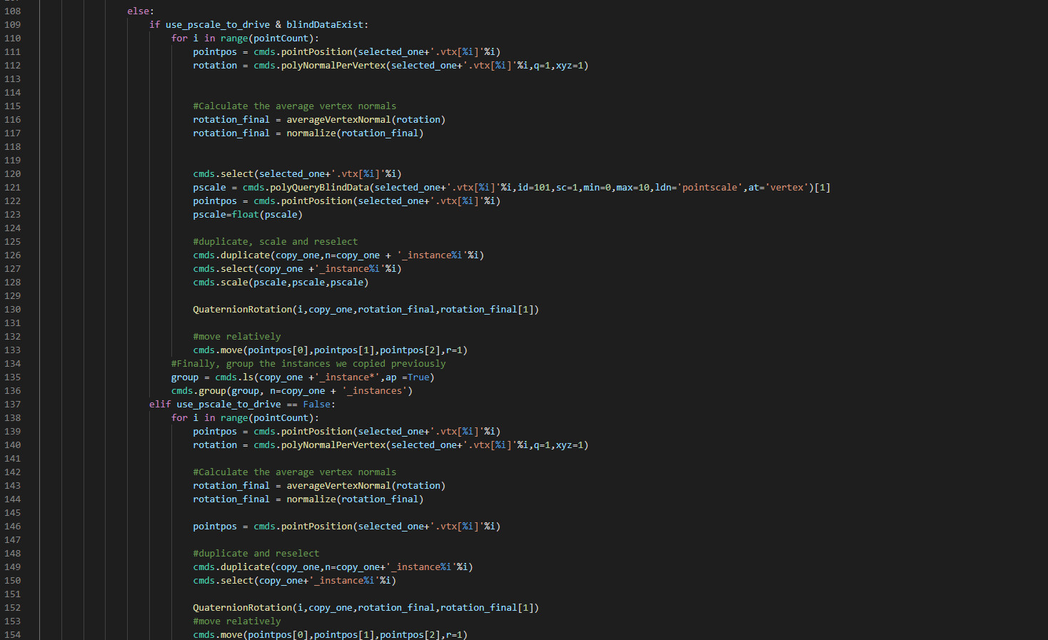 Zeshi Chen - Recreate Houdini Copy to points function in Maya by Maya ...
