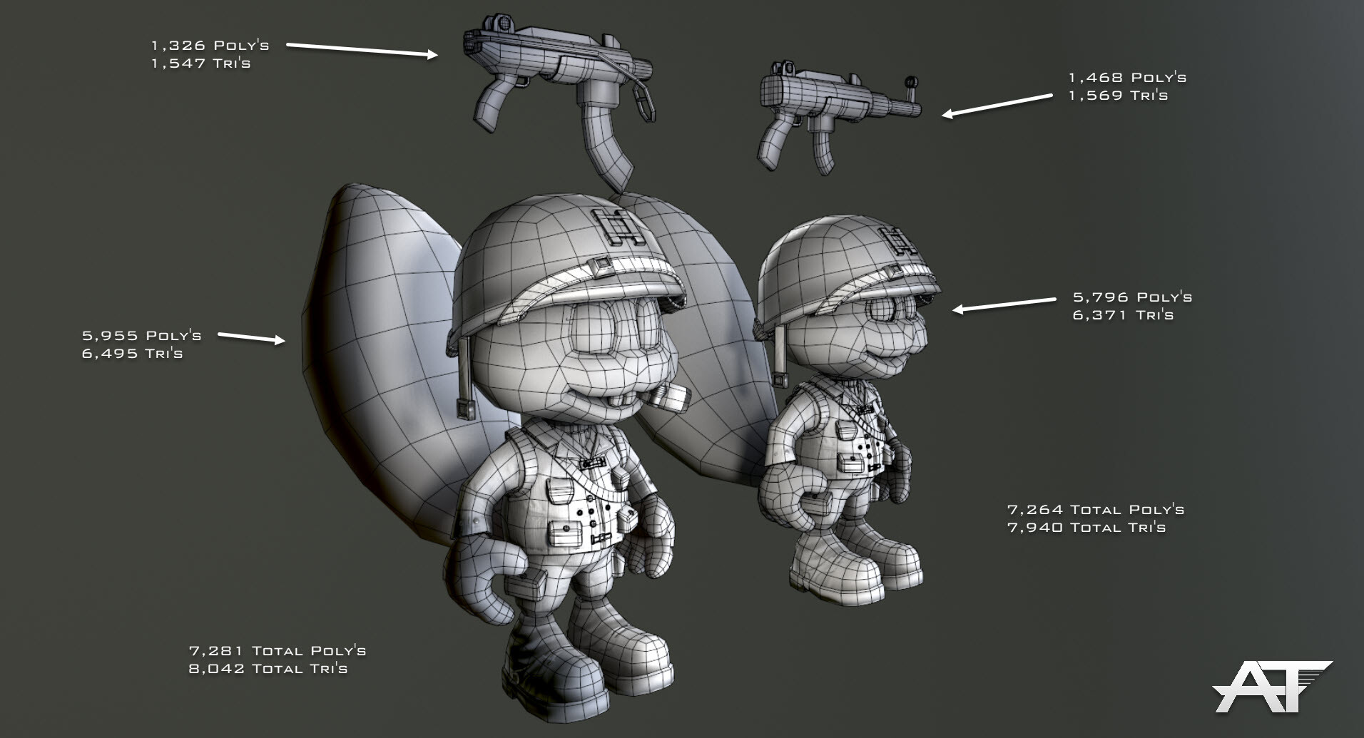 Ash Tuft - Conker Live and Reloaded - Conker and Grunt Soldier (Fan Art)