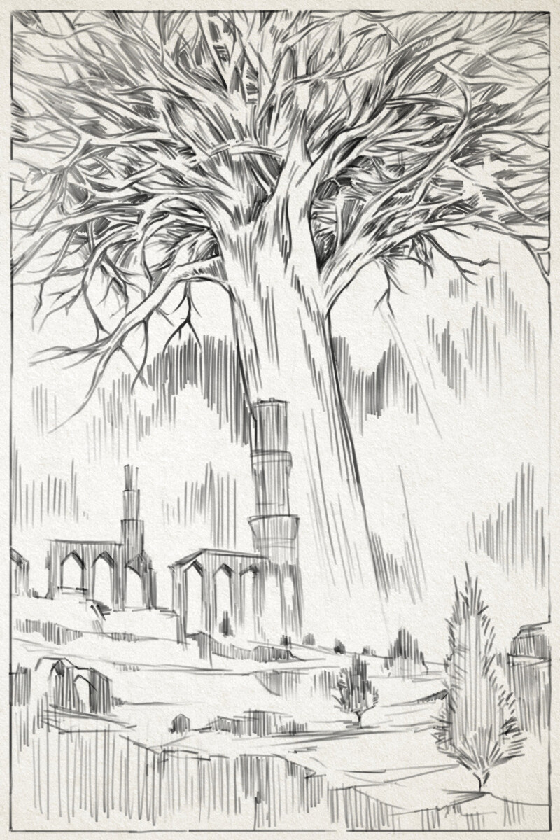 elden ring tree drawing