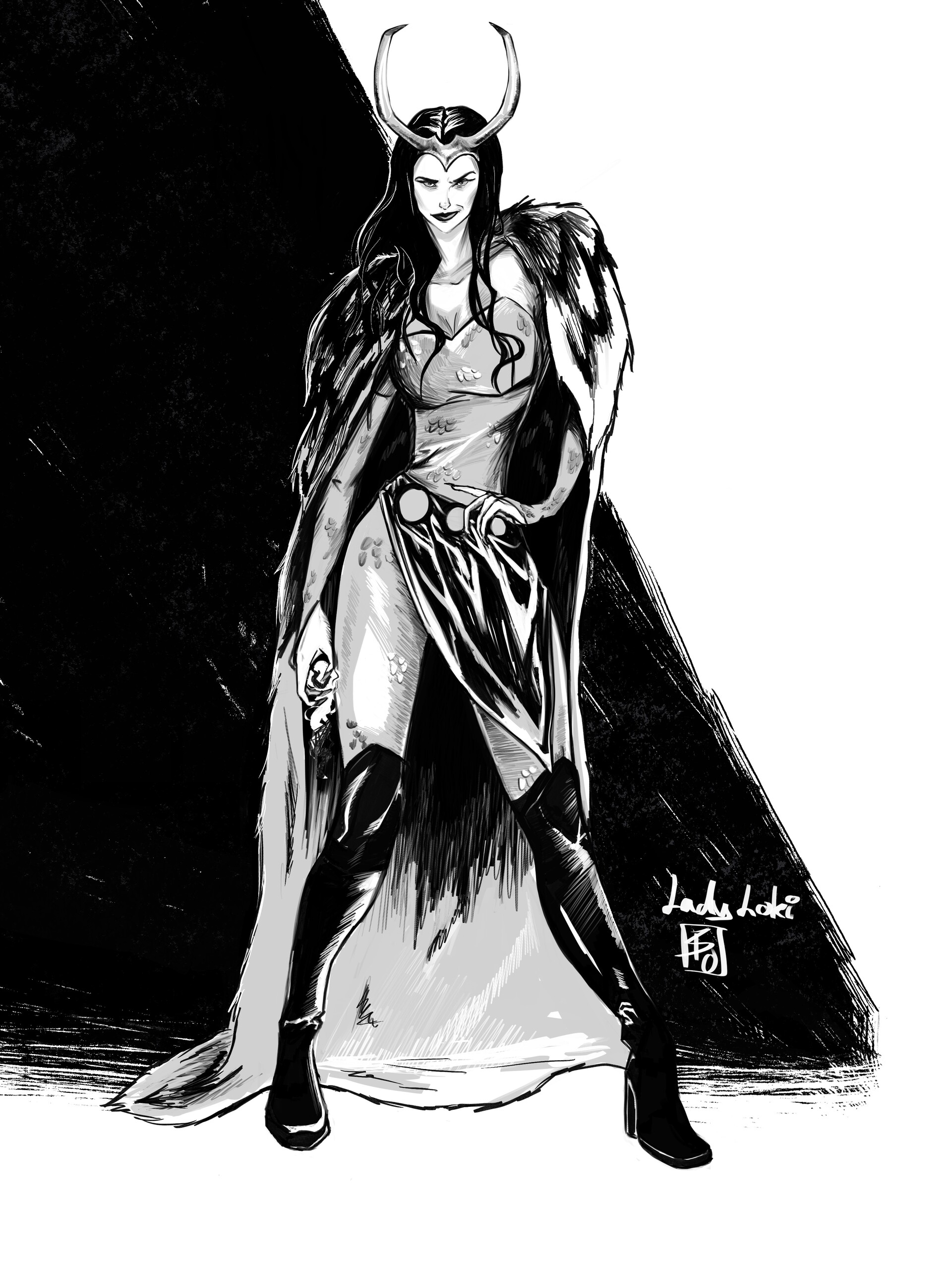 ArtStation - Lady Loki