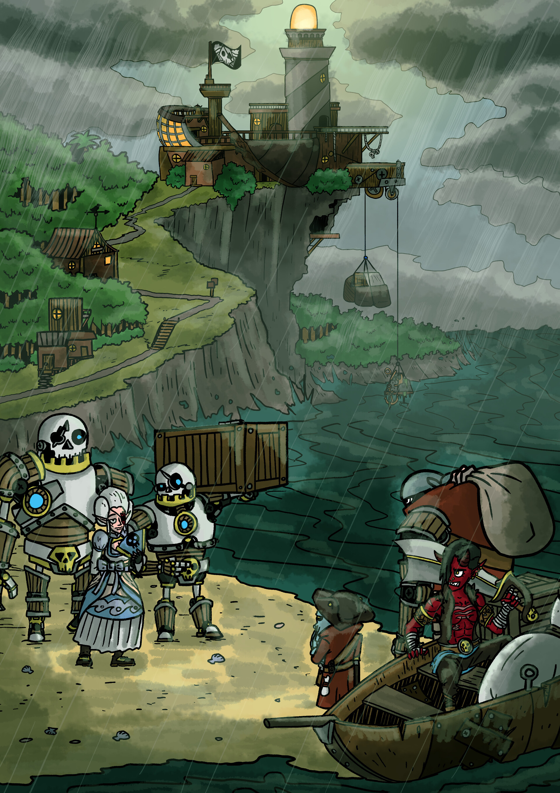 ArtStation - Concept Art : Pirate relay
