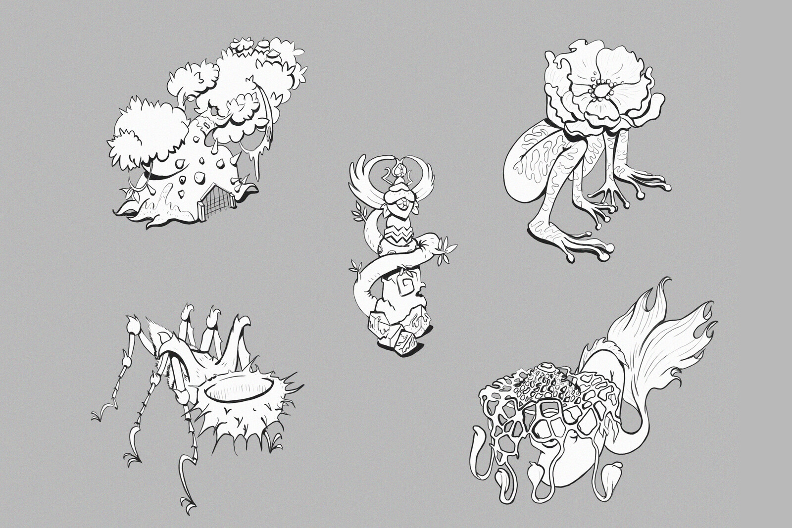 Olga Ovchinnikova - Concept art the elf and surrounding