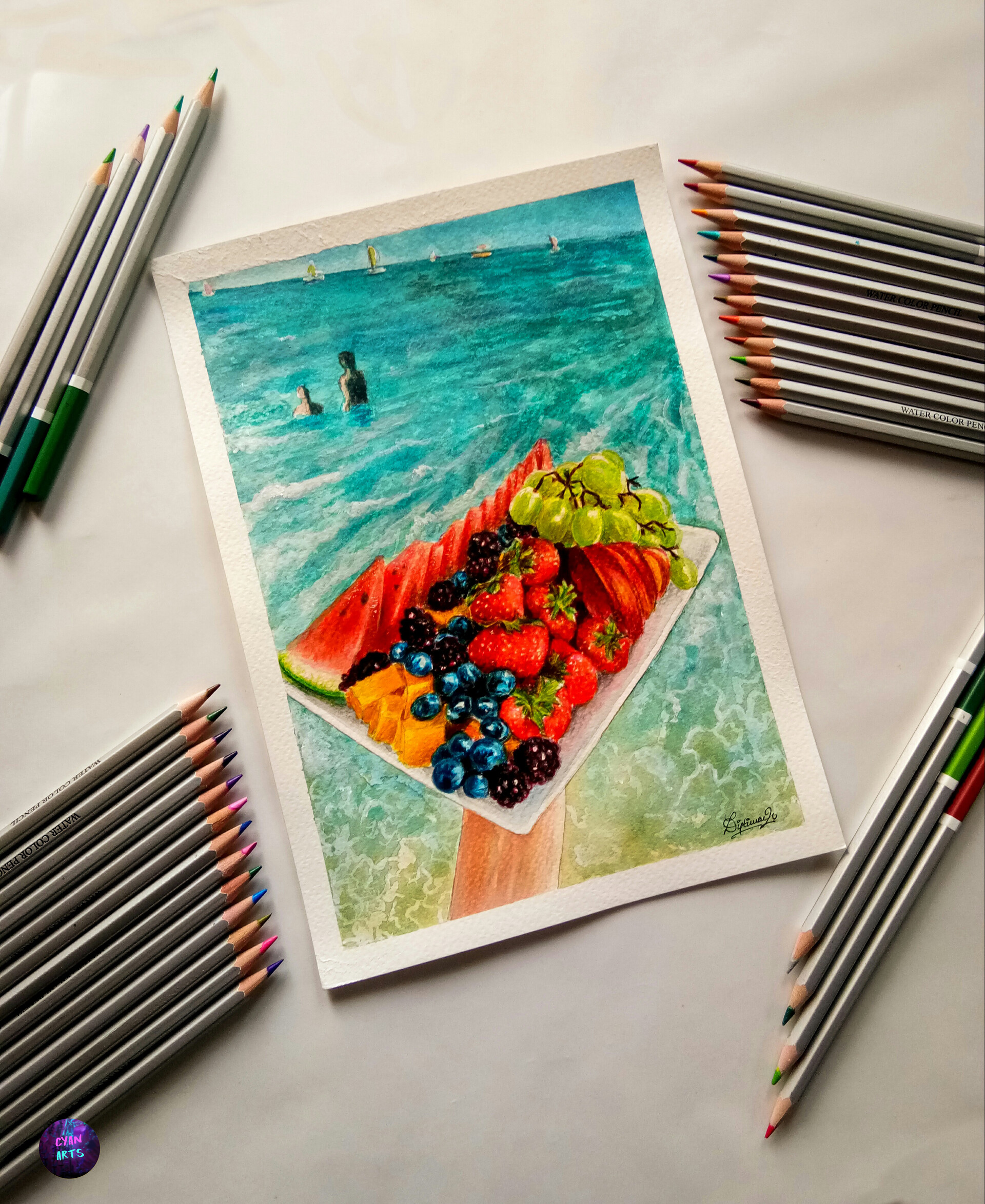 ArtStation - Fav summer foods 2