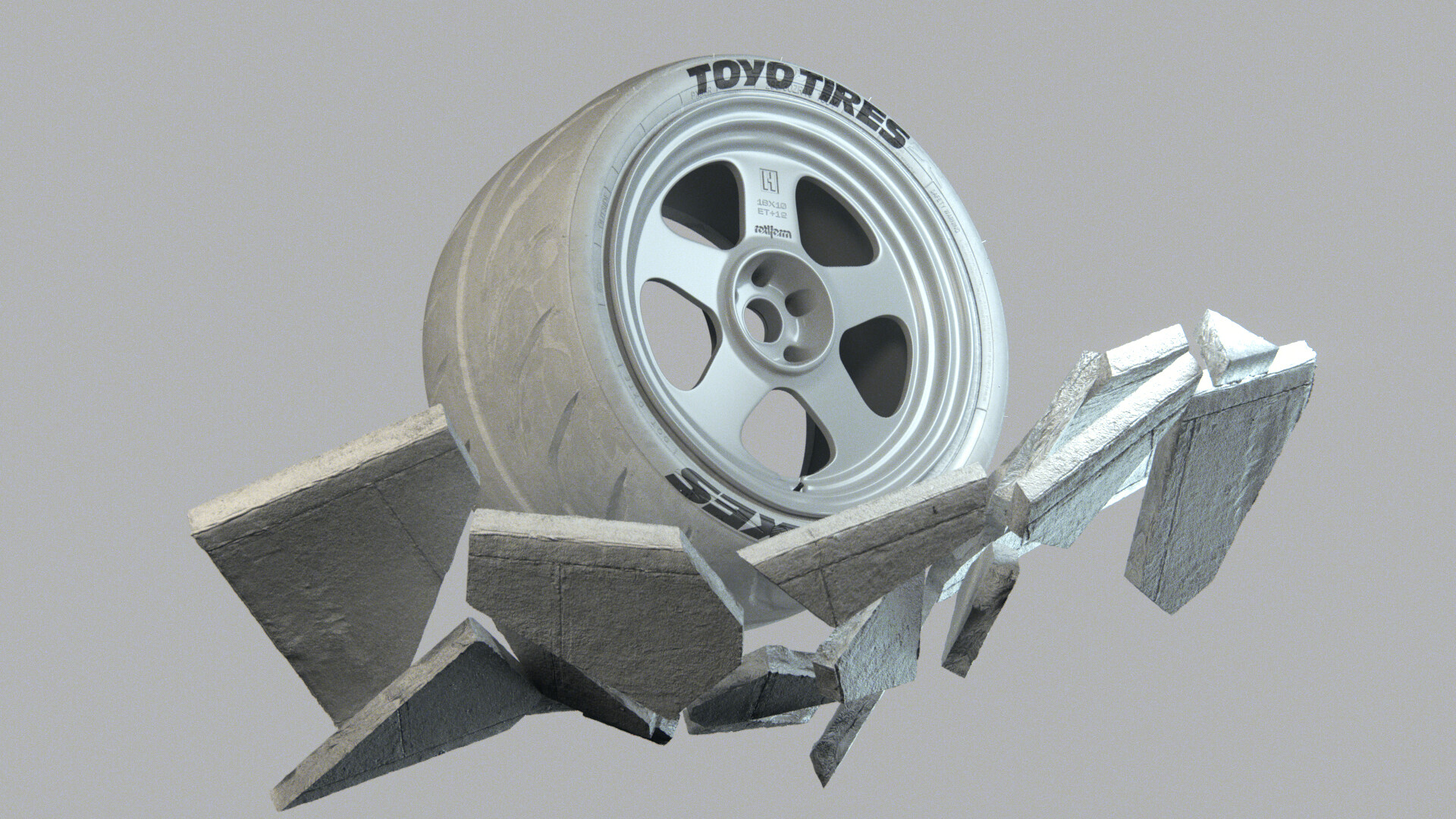 ArtStation - KEN BLOCK 5 SPOKE ROTIFORM