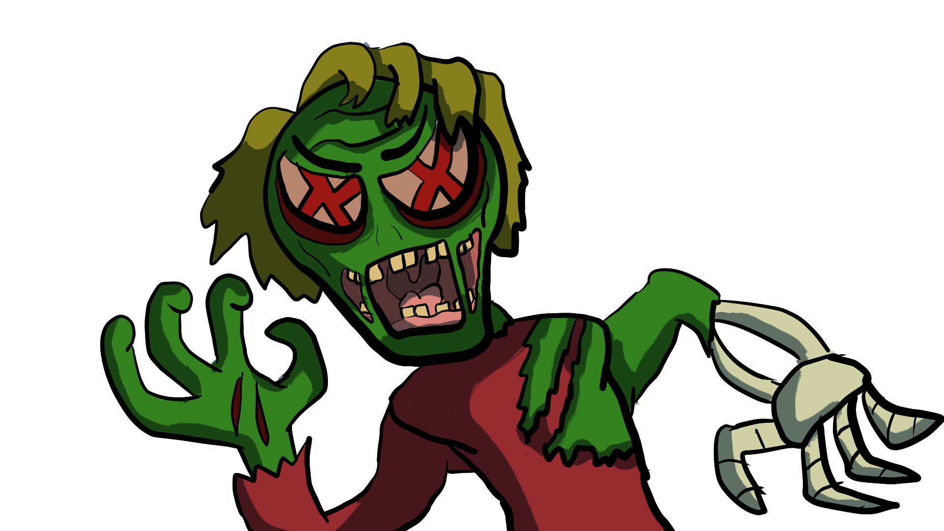 ArtStation - Zombie Upclose