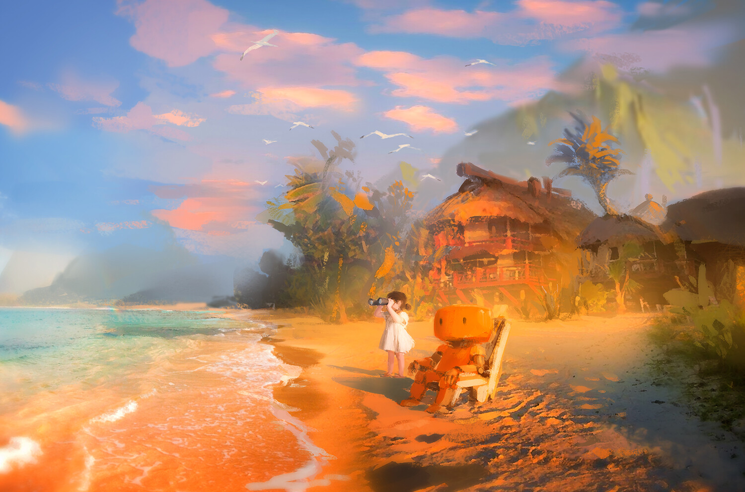 Beach by JC Jongwon Park : r/ImaginarySeascapes