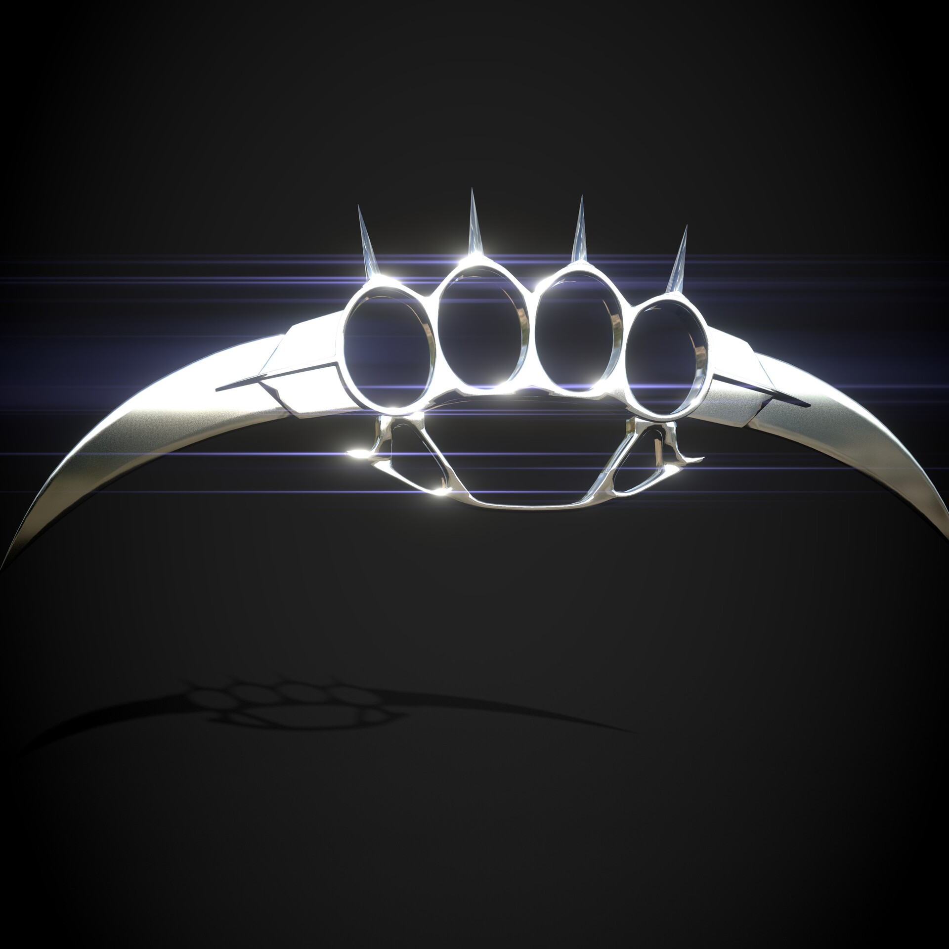 ArtStation - Brass Knuckle 3D Model, with Render, Low/High poly and the ...