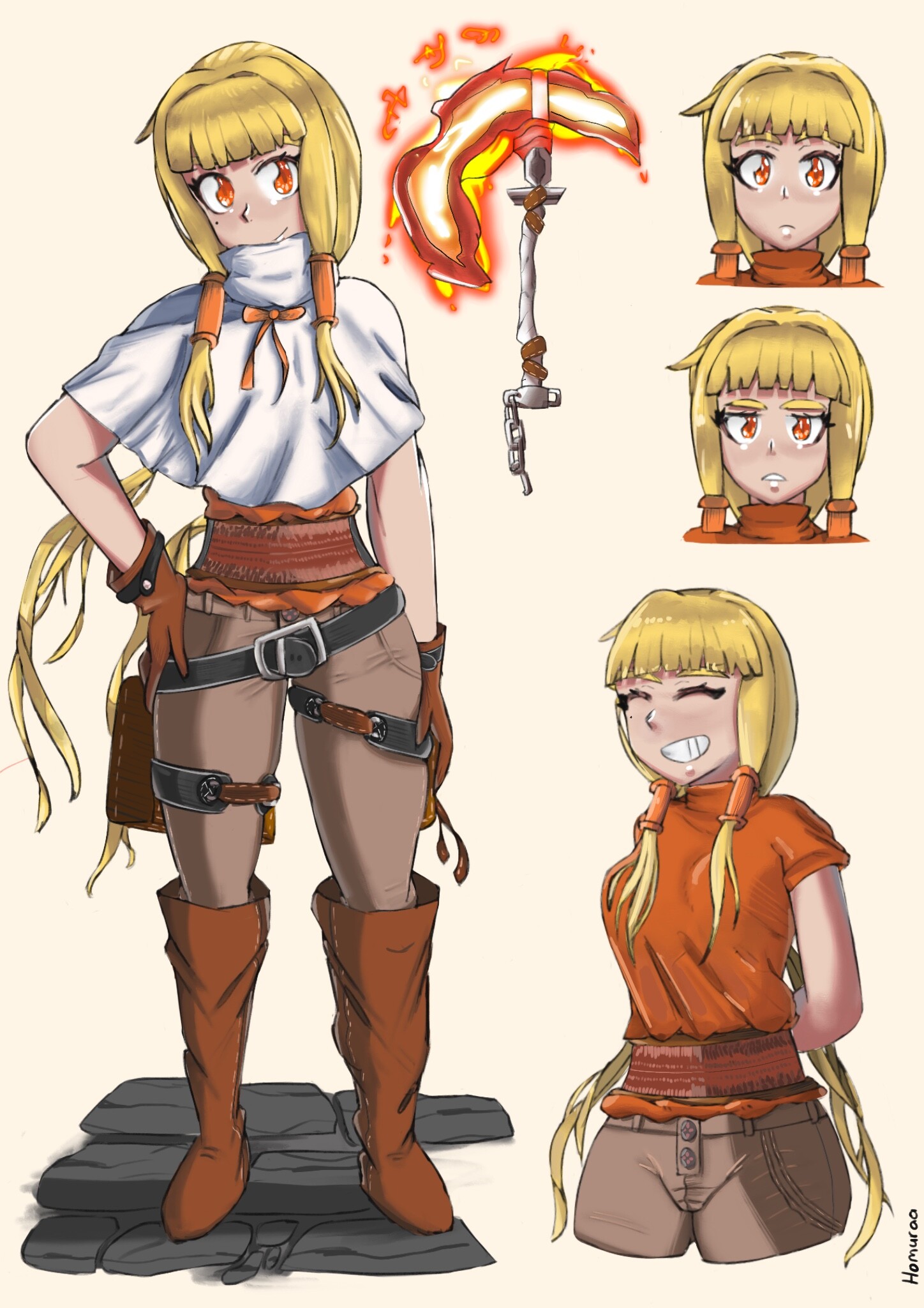 ArtStation - Character design for Iris