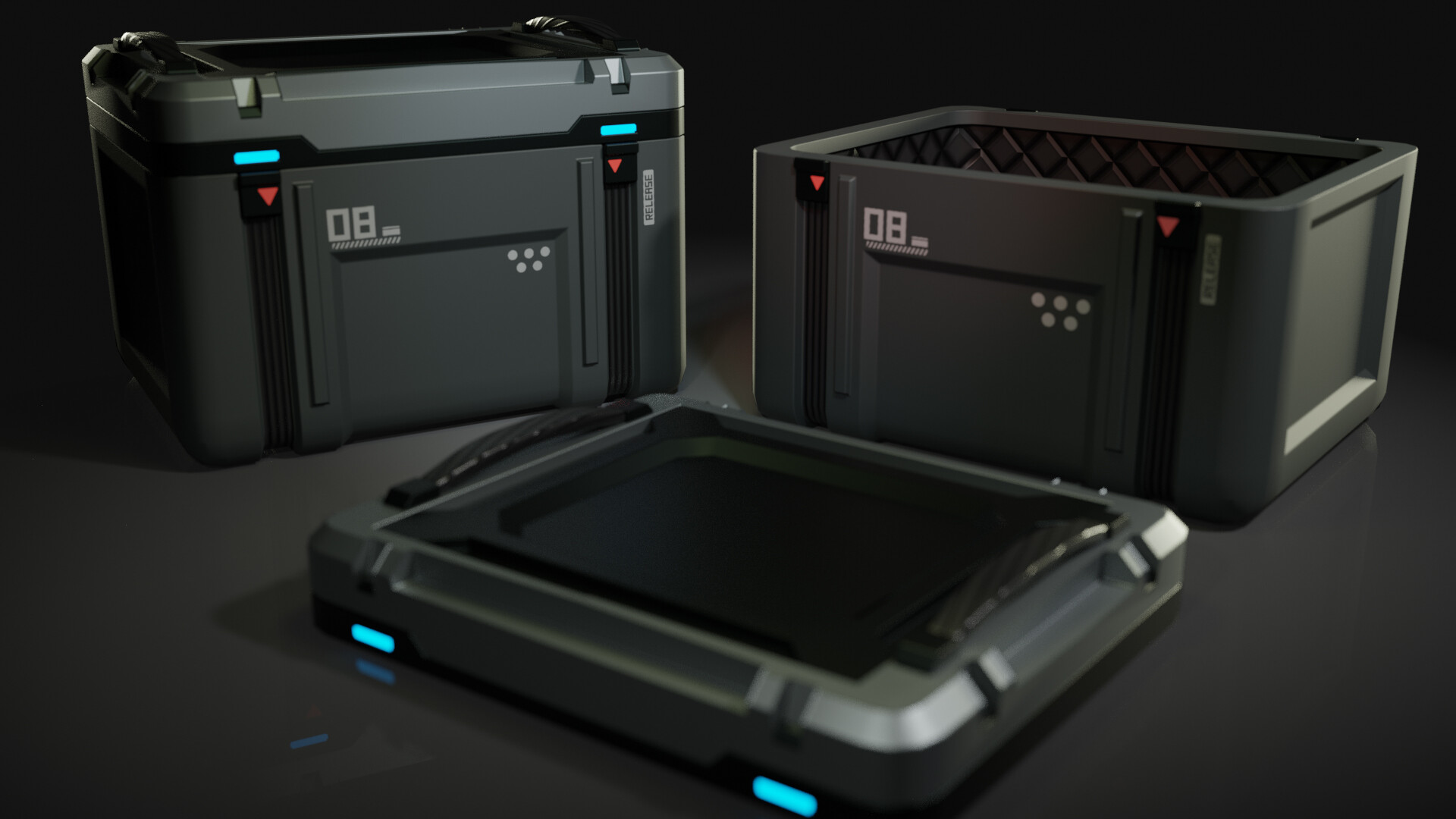 ArtStation - Blender Hard surface Models